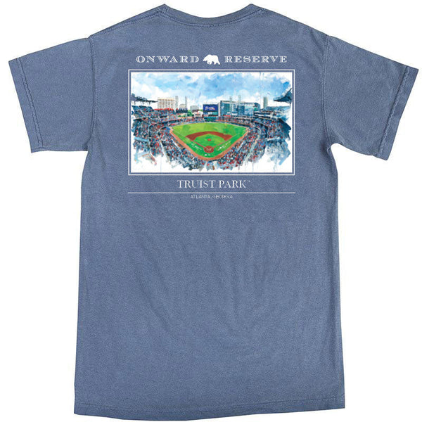 Lewis Truist Park Tee WASHED BLUE – Southern Roots
